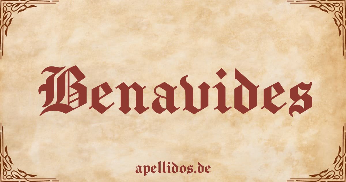 Apellido Benavides - 2026