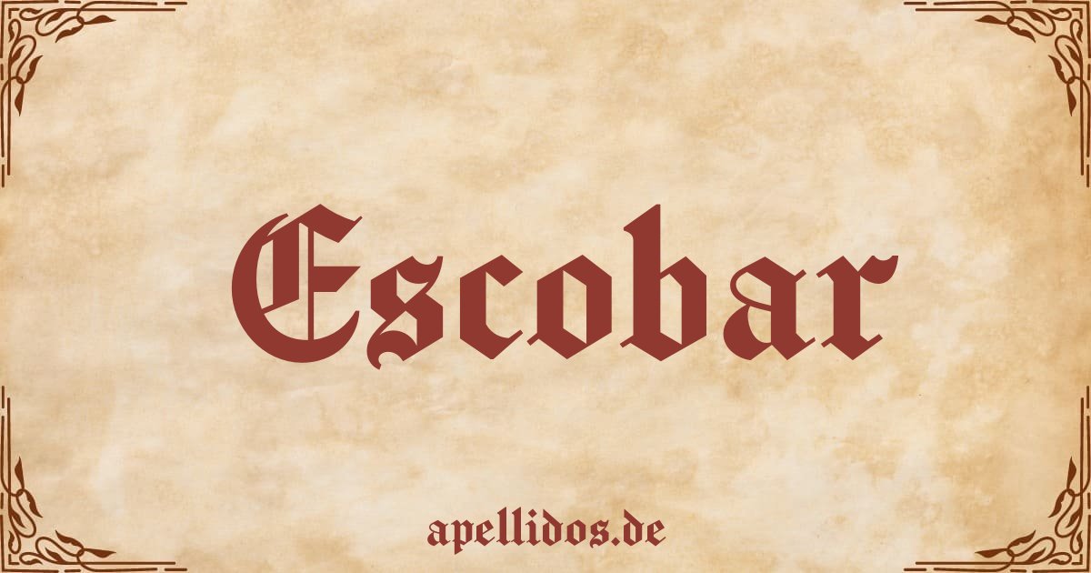 Apellido Escobar - 2026
