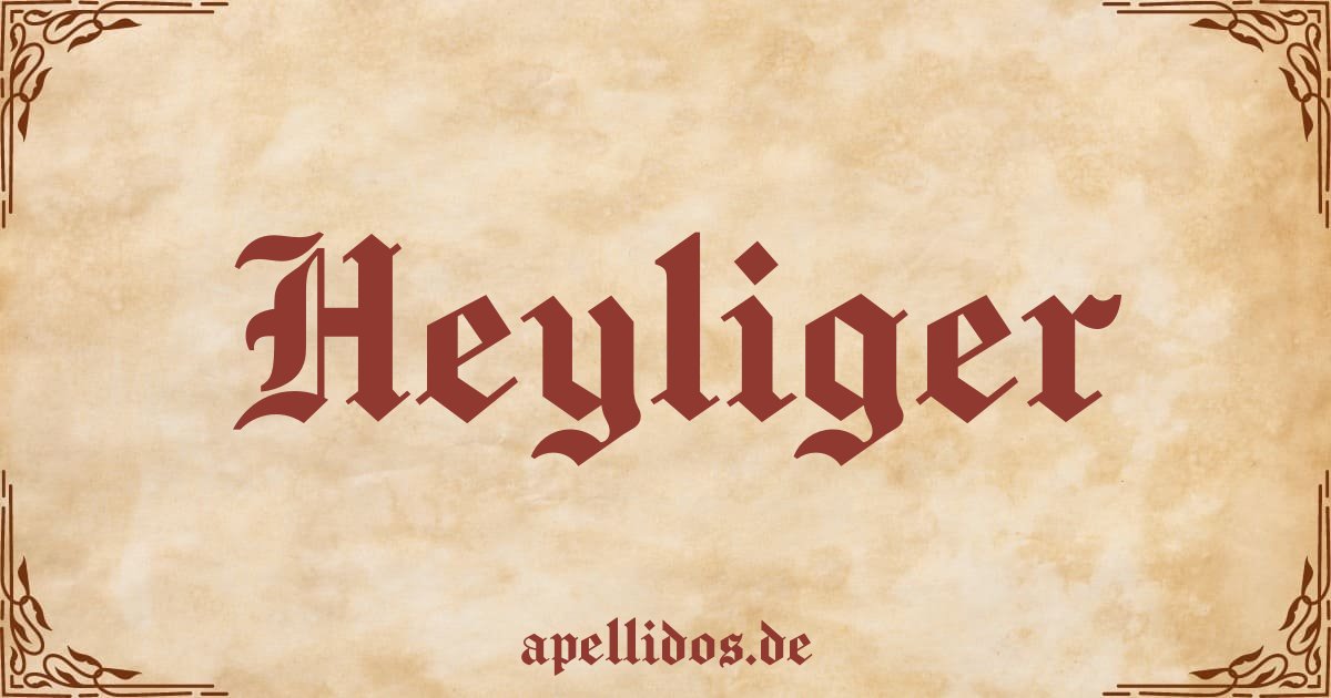 Apellido Heyliger - 2026