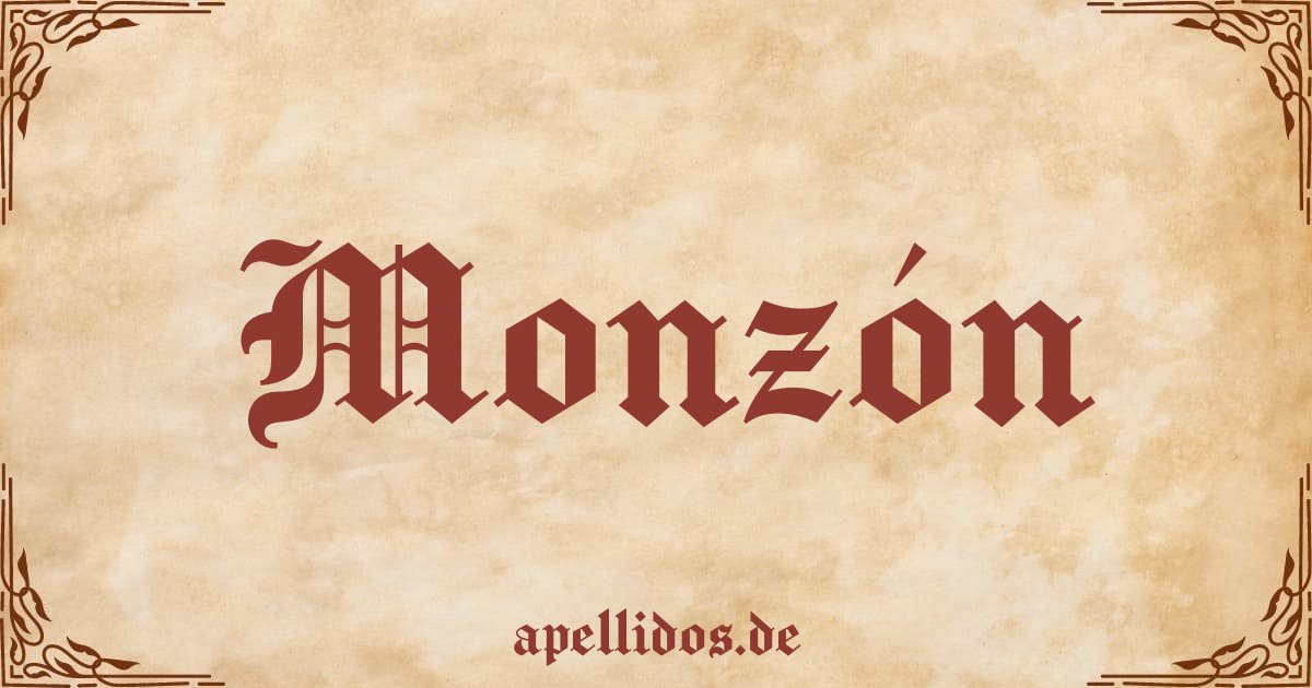 Apellido Monzón - 2026